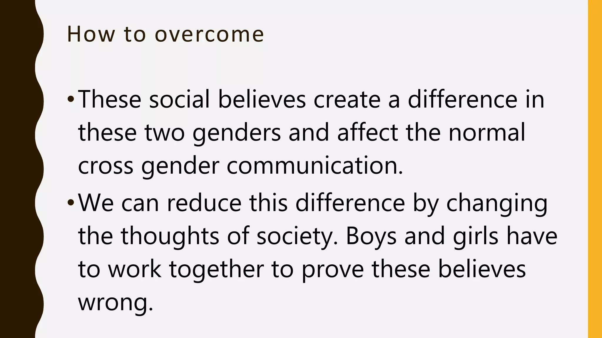 Gender difference in communication | PPTX