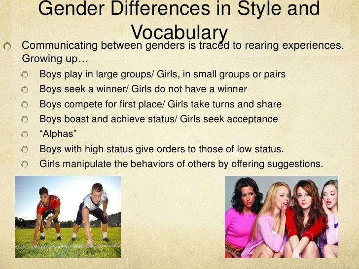 Gender differences