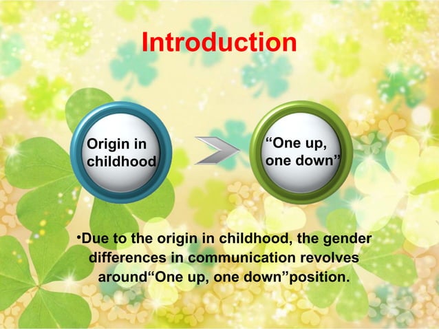 Gender differences in communication | PPT