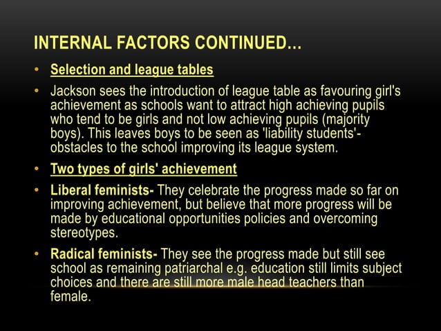 Gender differences in education | PPTX