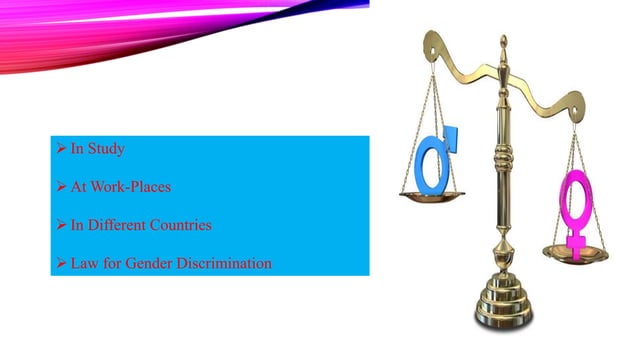 Gender discrimination | PPT