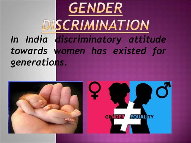 Gender discrimination | PPT