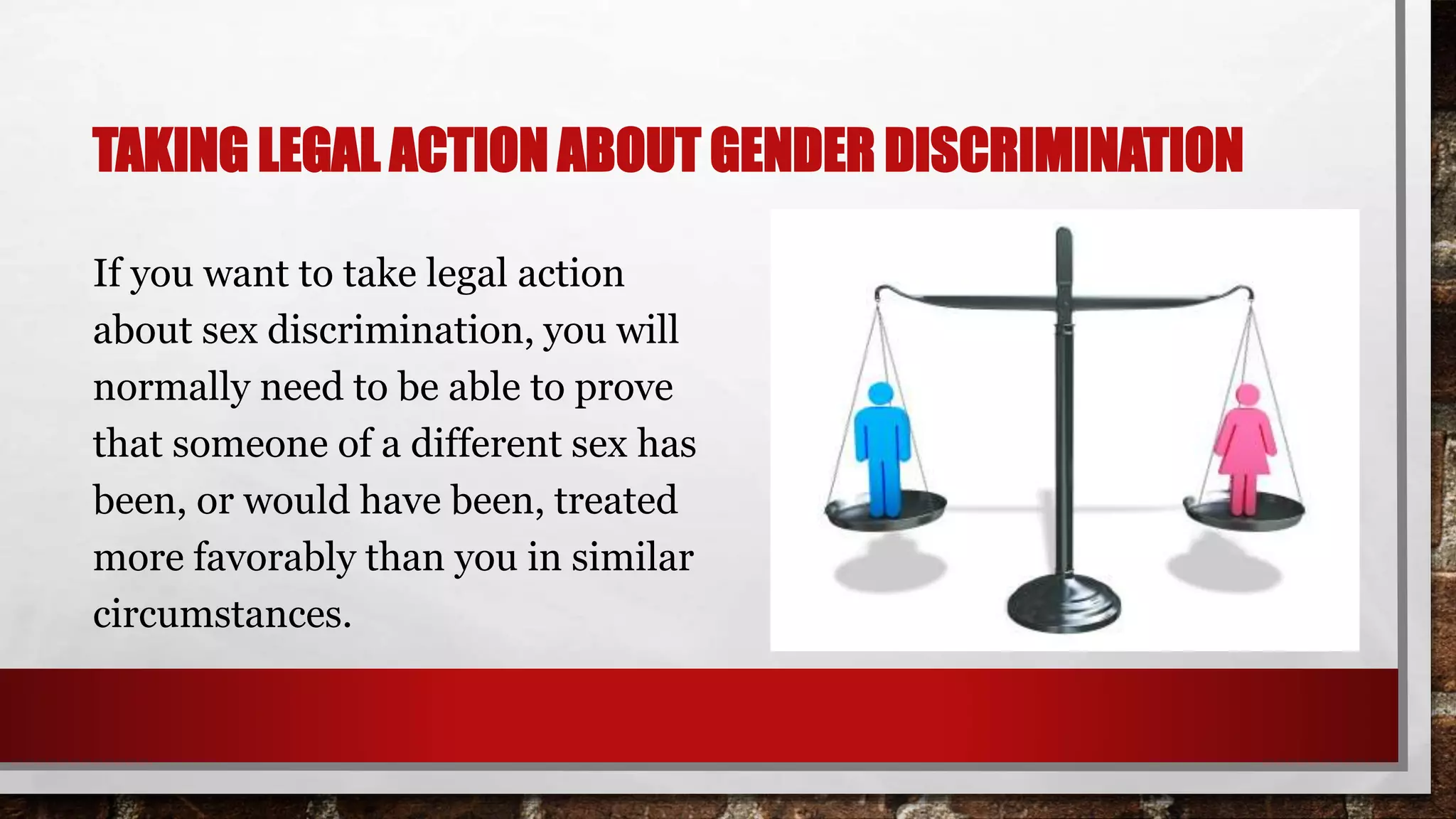 Gender discrimination | PPTX