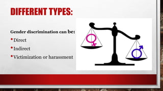 Gender discrimination | PPT