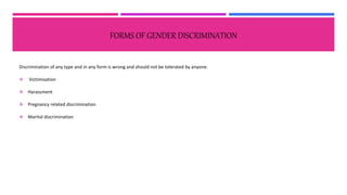 Introduction to Gender Discrimination in India | PPTX
