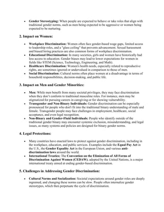 Gender discrimination.................... | PDF