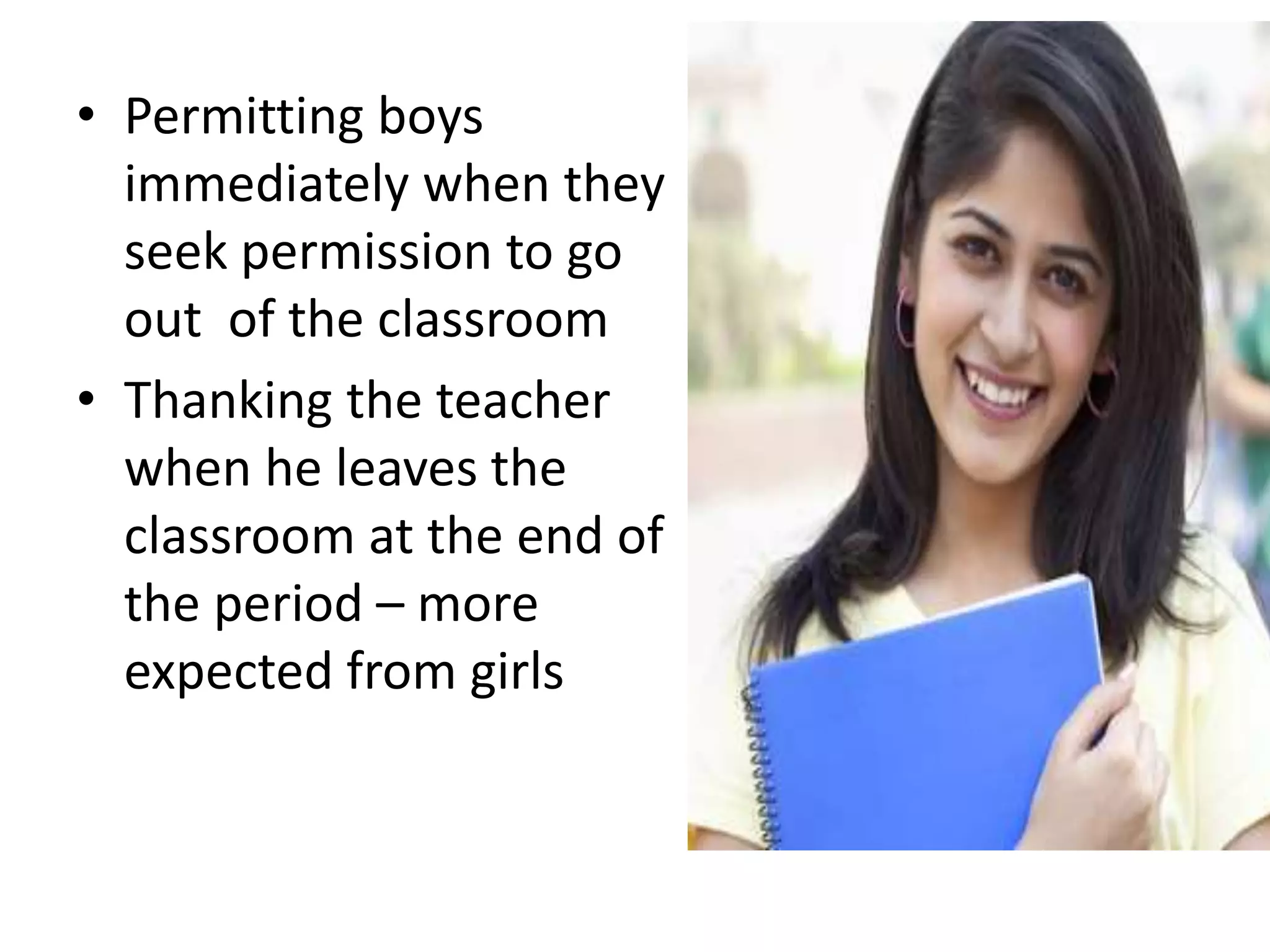 GENDER DISCRIMINATION IN CLASSROOM INTERACTION, RITUAL AND SCHOOL ...