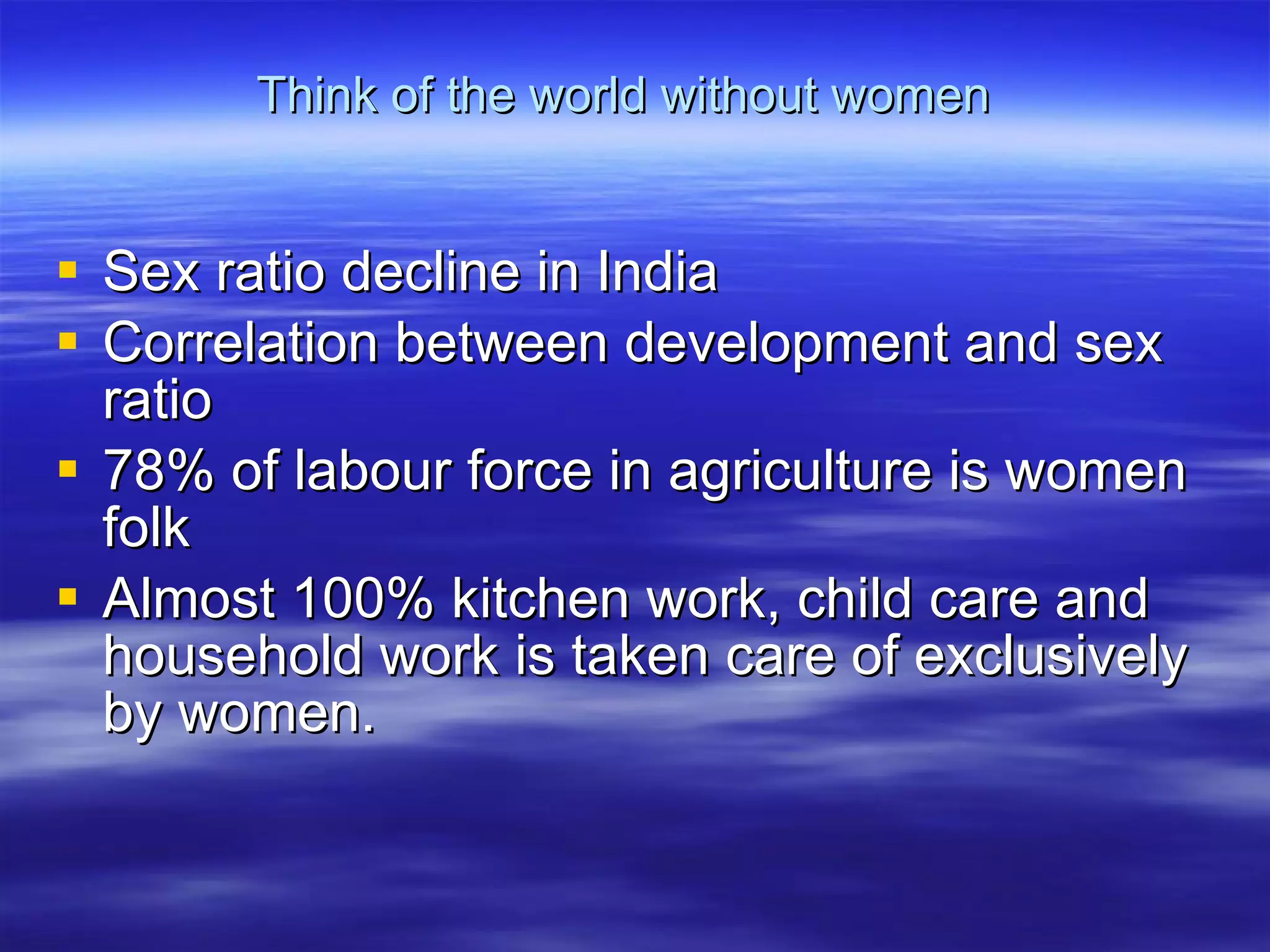 Gender discrimination india ppt | PPT | Reproductive Health | Diseases ...