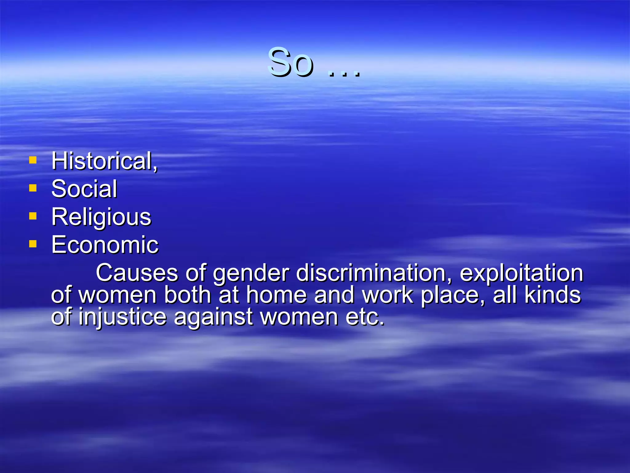 Gender discrimination india ppt | PPT | Reproductive Health | Diseases ...