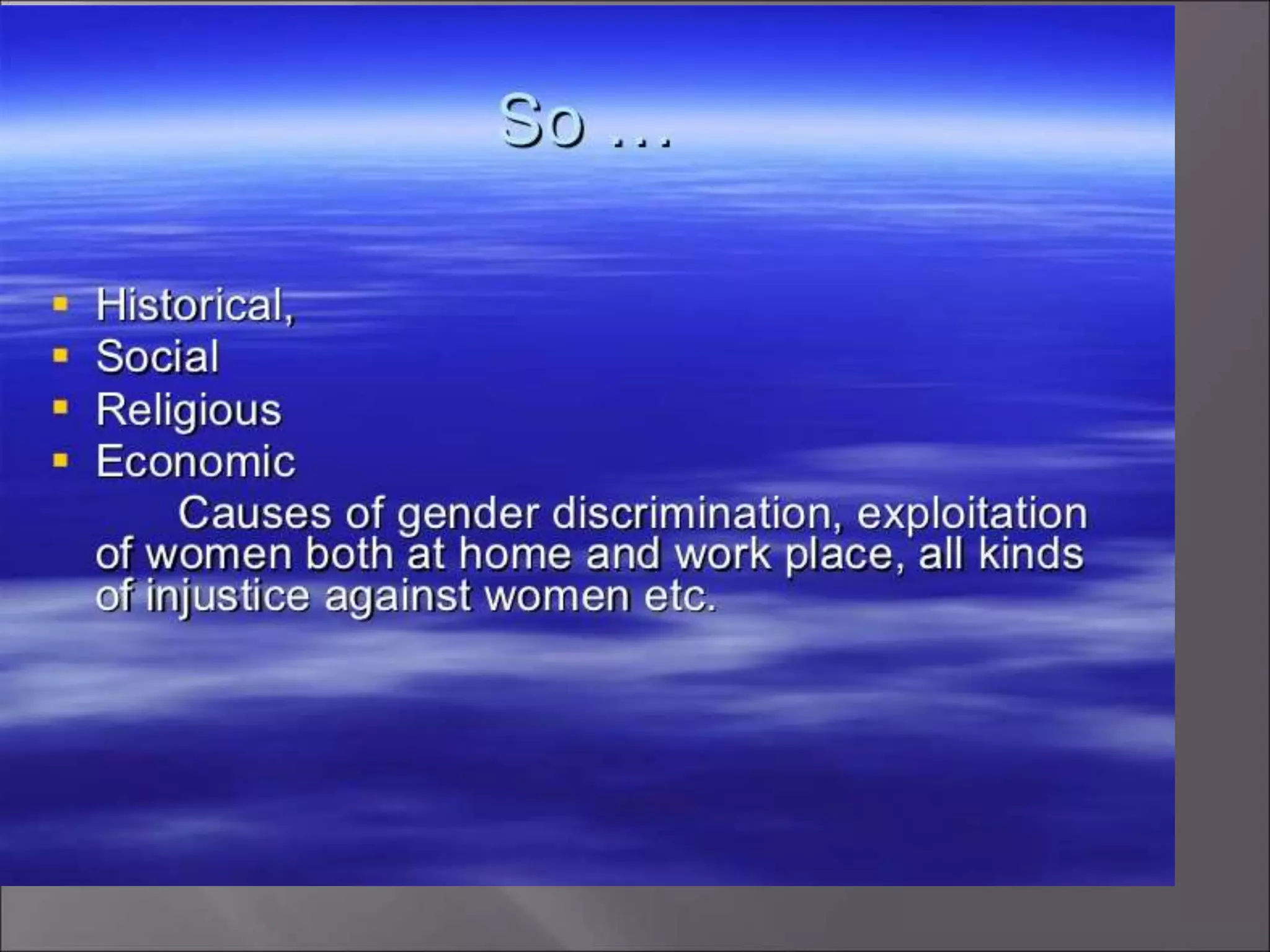 Gender discrimination ppt | PPT