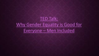 APHG Unit 3: Gender Equality & Inequality | PPTX | Debated Sensitive ...