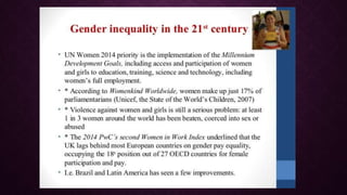 APHG Unit 3: Gender Equality & Inequality | PPTX | Debated Sensitive ...