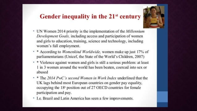 APHG Unit 3: Gender Equality & Inequality | PPTX | Debated Sensitive Social Issues | Sensitive ...