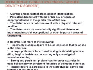 A2 Psych Gender dysphoria | PPT