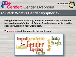 Gender dysphoria | PPTX