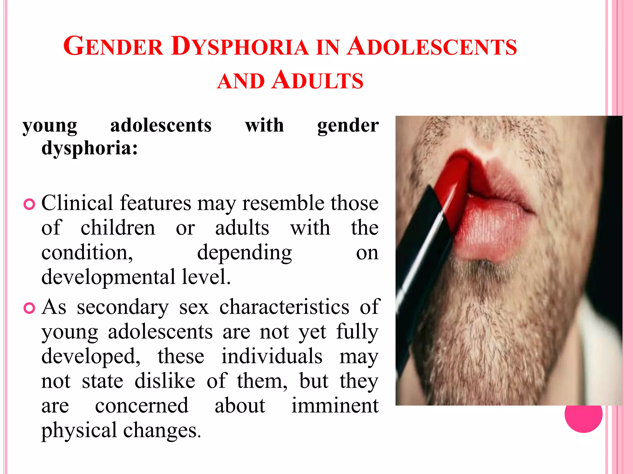 Gender dysphoria | PPTX