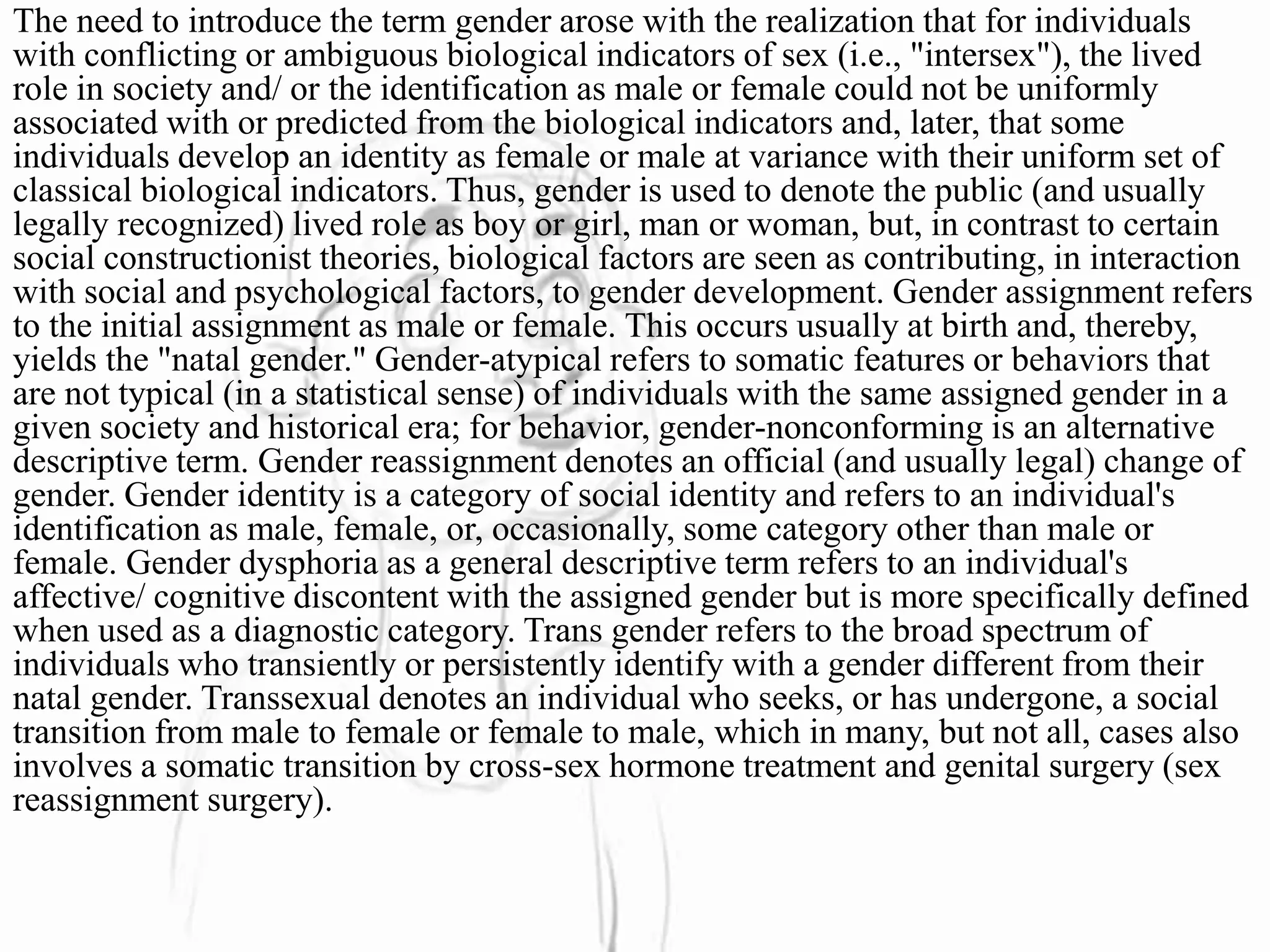 Gender dysphoria | PPTX