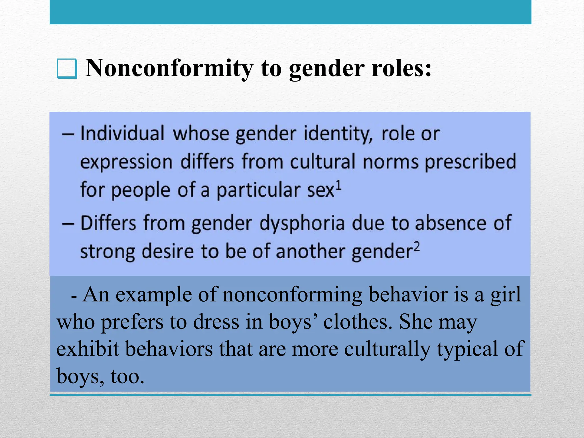 Gender Dysphoria Issues In Male Female Pptx