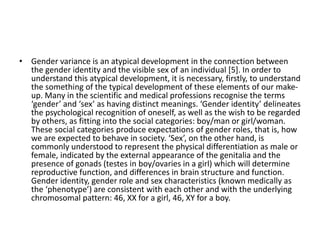 Gender dysphoria state | PPTX