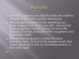 Gendered language | PPTX