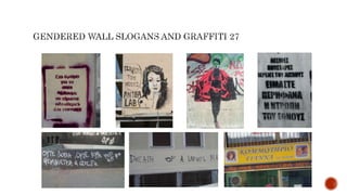 Gendered wall slogans and graffiti | PPTX