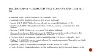 Gendered wall slogans and graffiti | PPTX