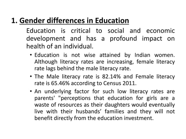 Gender issue effect on health of women | PPT