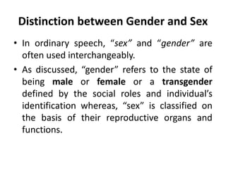 Gender issue effect on health of women | PPTX