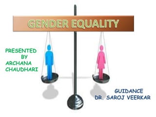 Gender equality | PPTX
