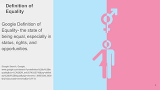 Camp Strategar - Gender Equality Presentation | PPT