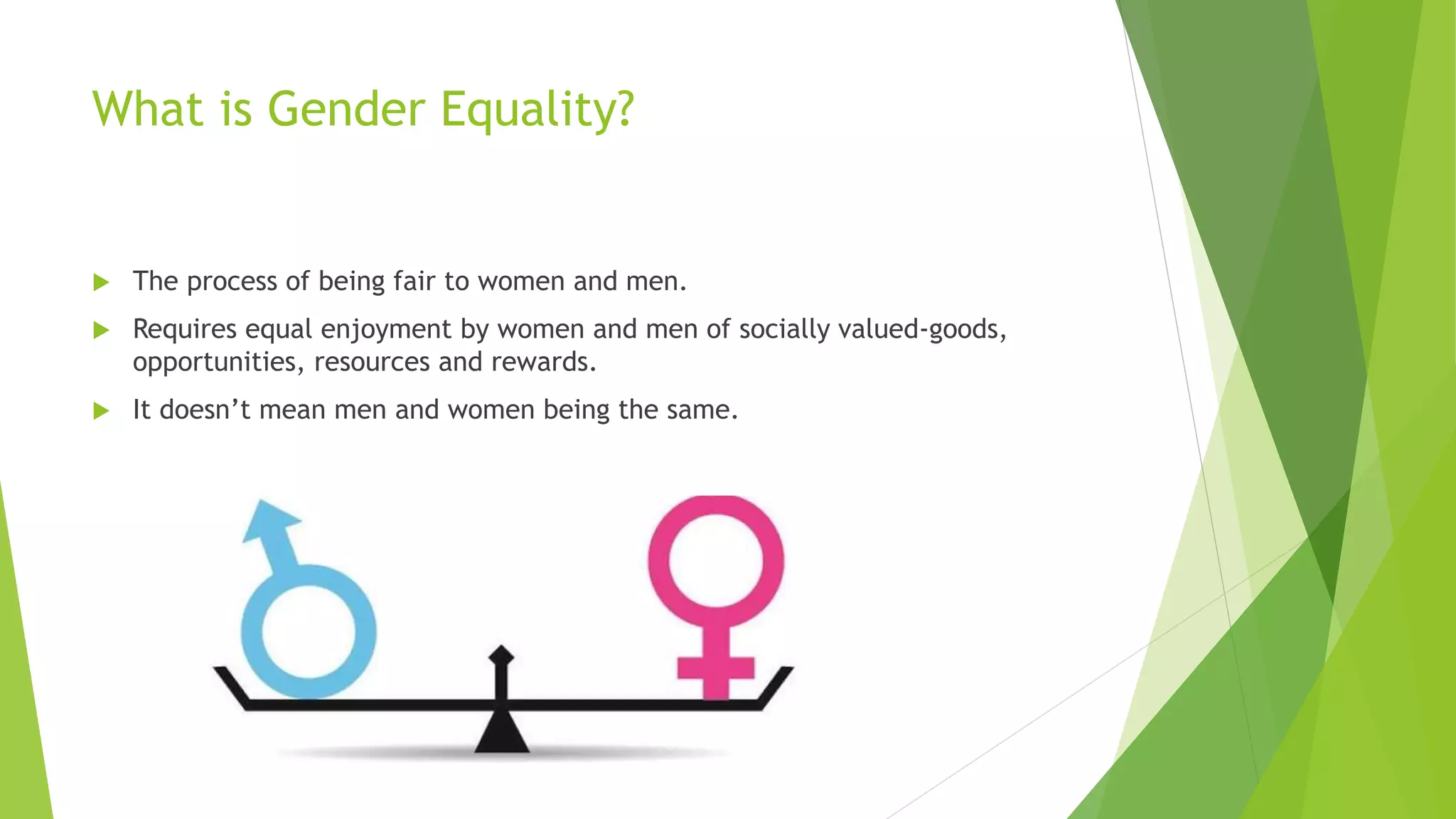 Gender Equality | PDF