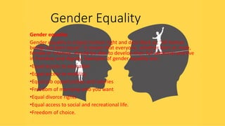 Gender equality | PDF | Debated Sensitive Social Issues | Sensitive Topics