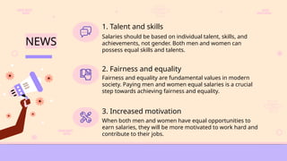Gender Equality: student's future job ppt | PPTX