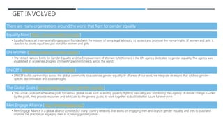 Gender Equality & Empower Women | PPTX