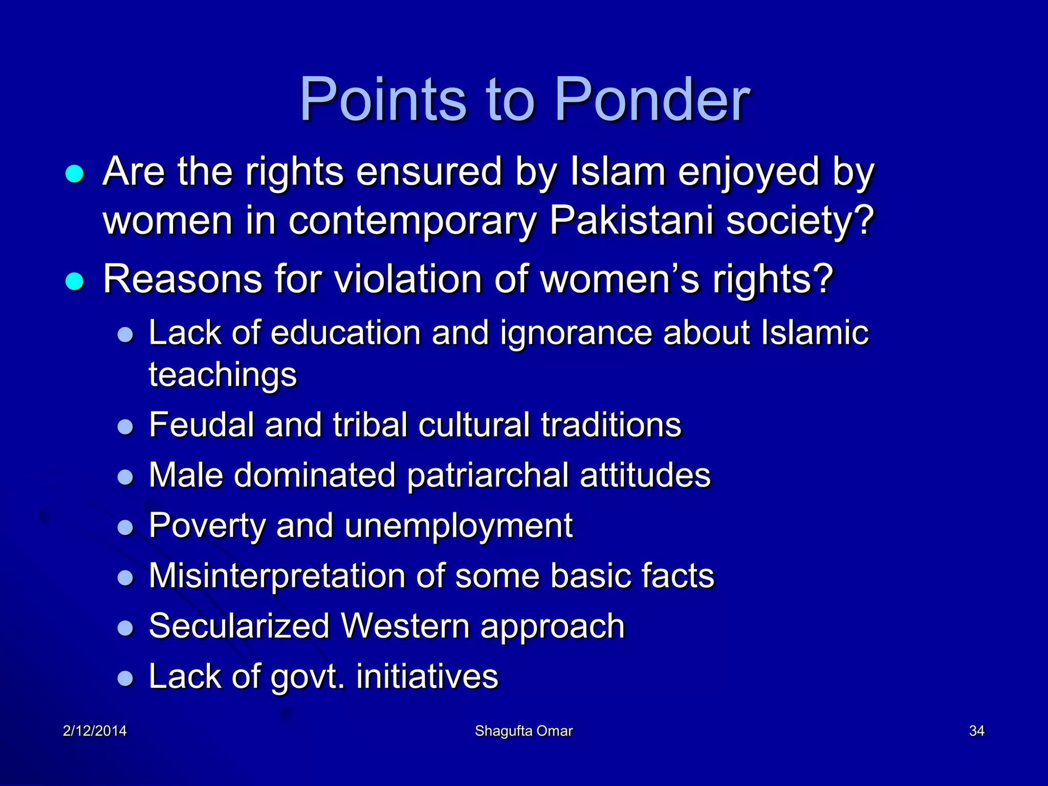 Gender equality in Islam | PDF