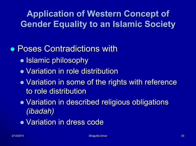 Gender equality in Islam | PDF
