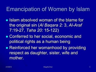 Gender equality in Islam | PDF