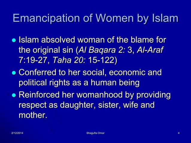 Gender equality in Islam | PDF