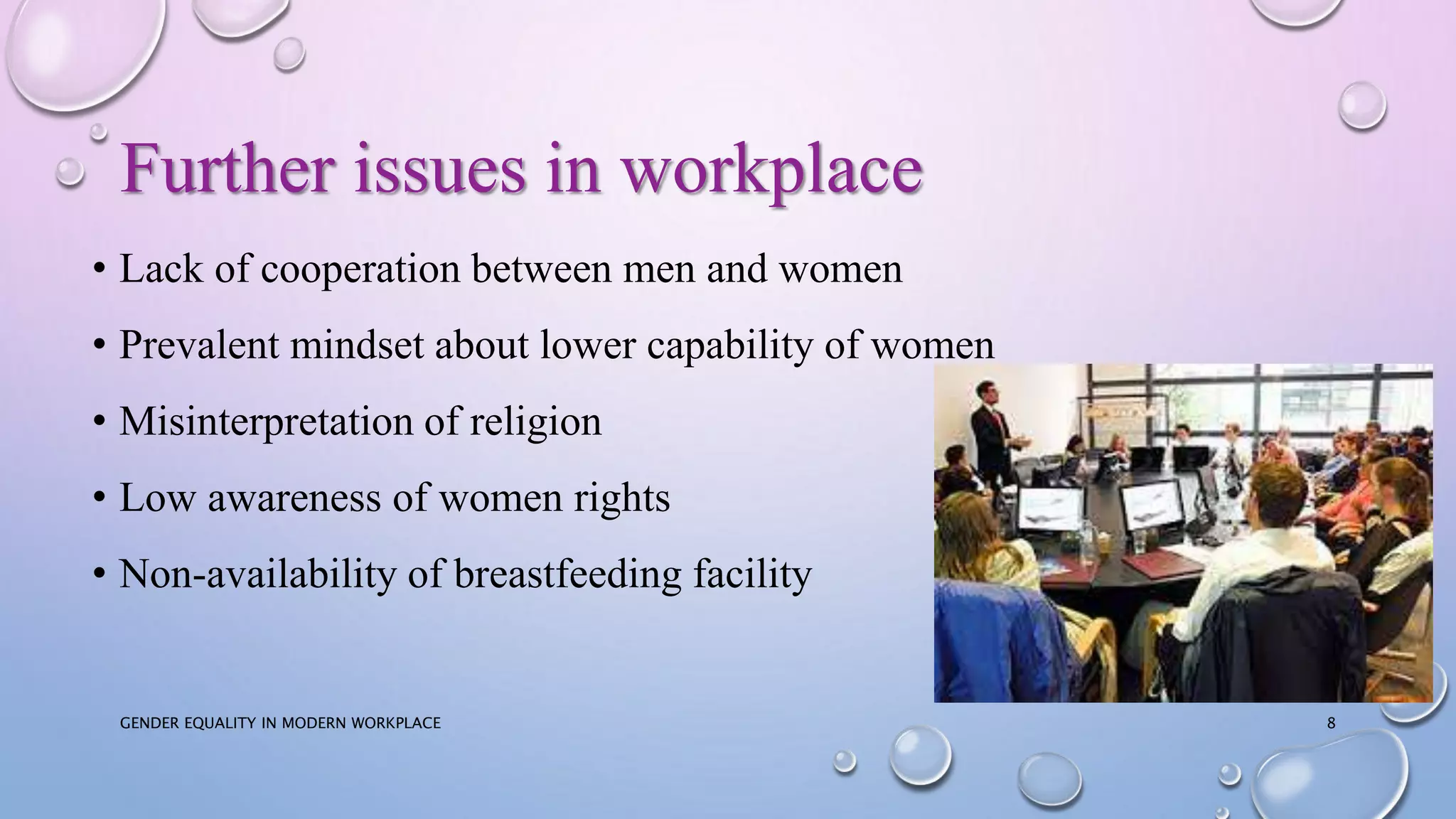 Gender equality in modern workplace | PPTX