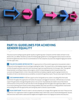 [Report] Gender Equality in the executive ranks a paradox – the journey ...