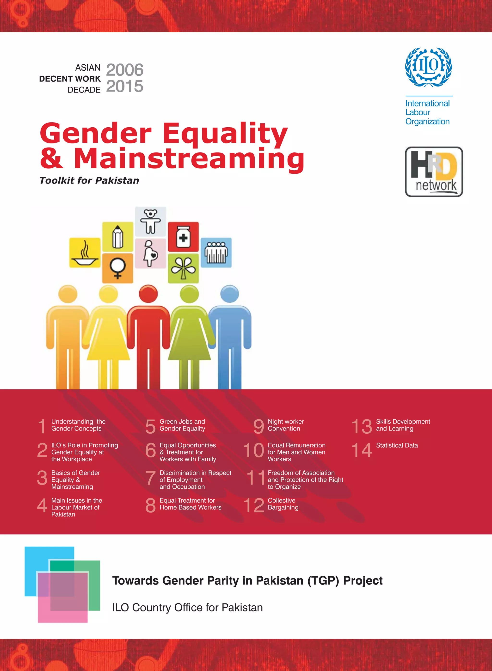 Gender equality & mainstreaming toolkit for Pakistan ILO & HRDN | PDF