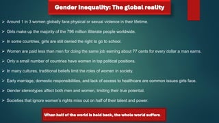 Gender Equality in rural sociology and their impacts | PDF