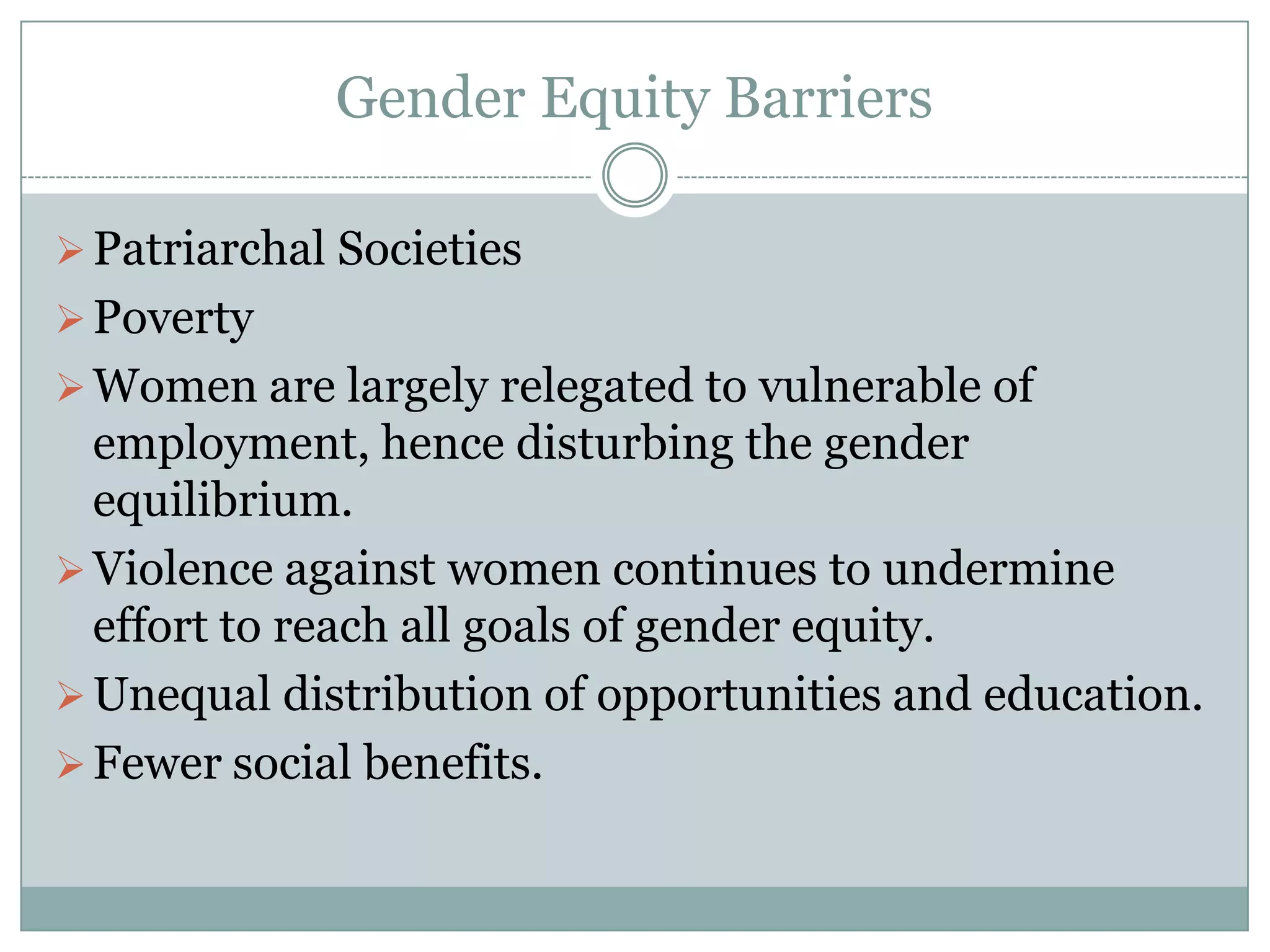 Gender Equity | PPTX