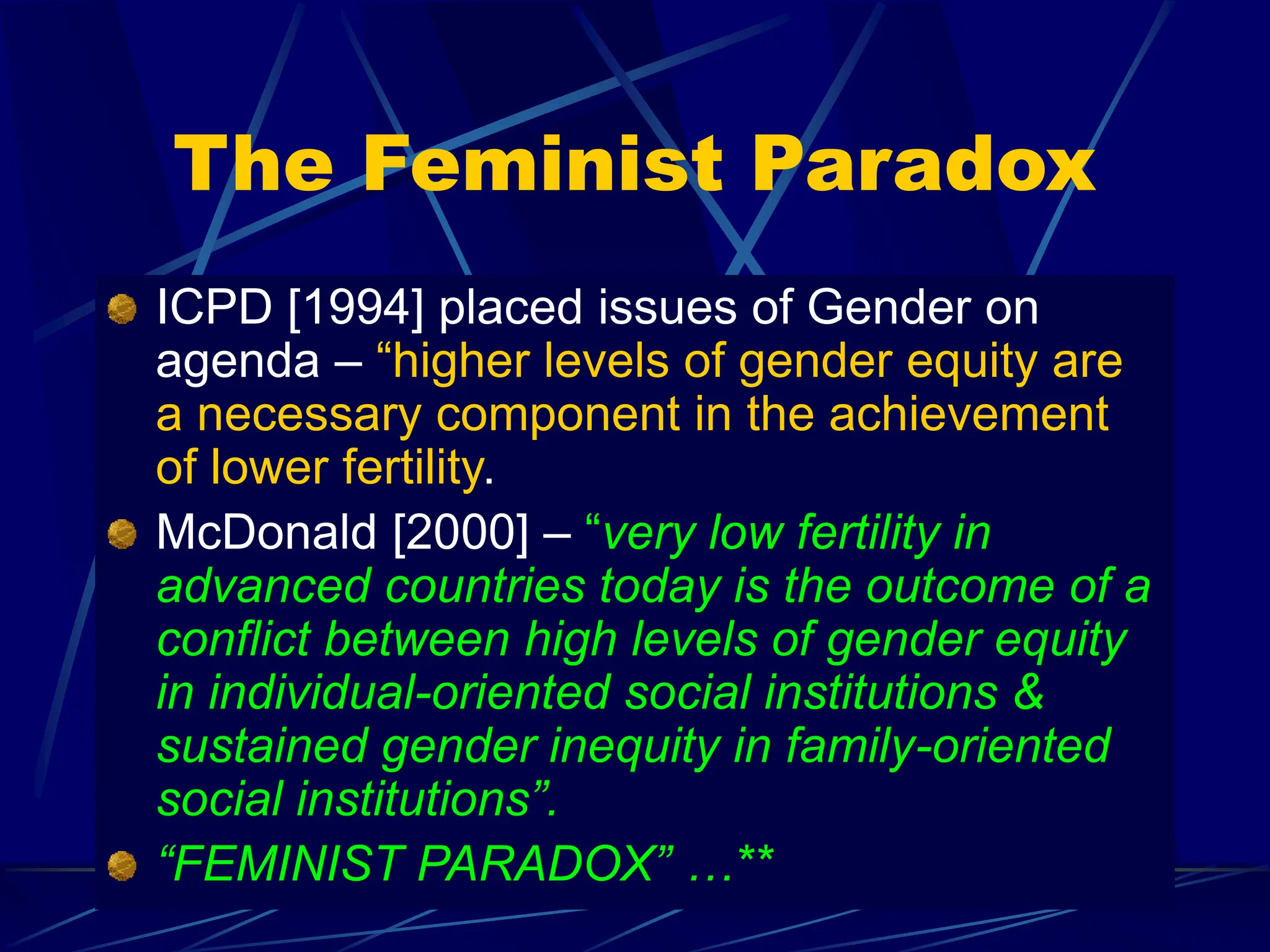 Gender Equity Contemporary Population Issue .ppt