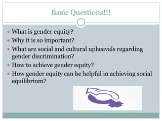 Gender Equity | PPTX