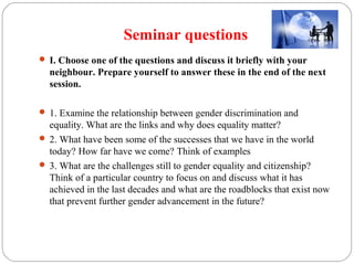 Gender equity and citizenship | PPT