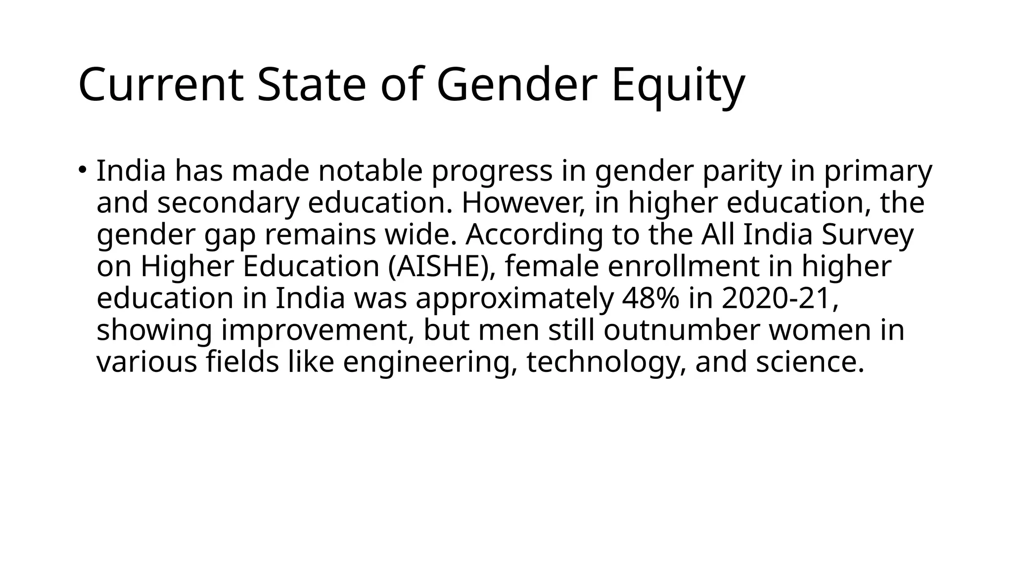 Gender Equity in Higher Education in India.pptx