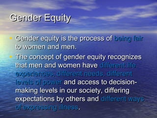 Gender equity in testing and assessment | PPT