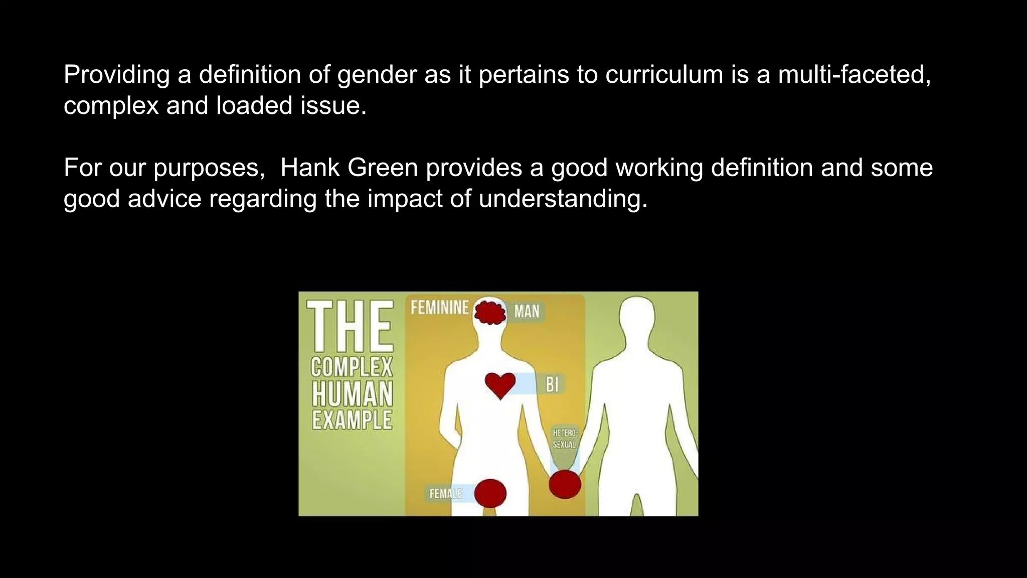 Gender In Curriculum Ppt
