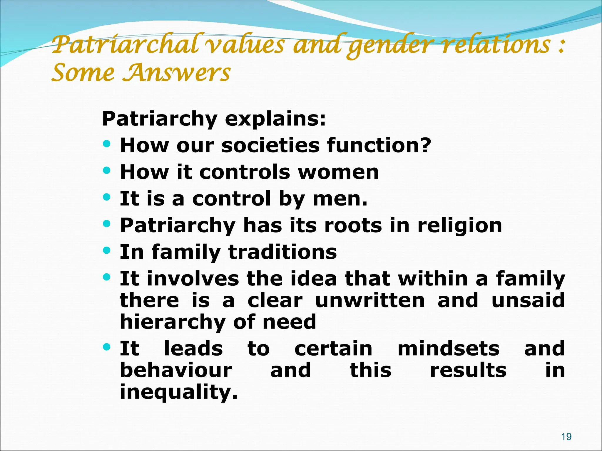Gender and its impact on mainstreaming empowerment | PPT